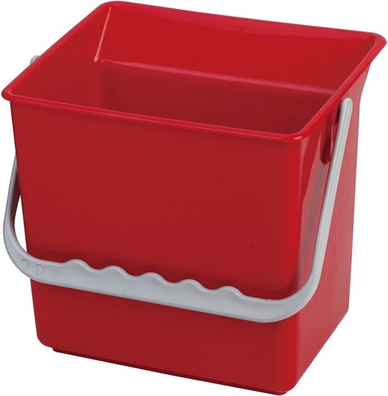 Schoonmaak emmer - Rood - Small - Dweil emmer | bol