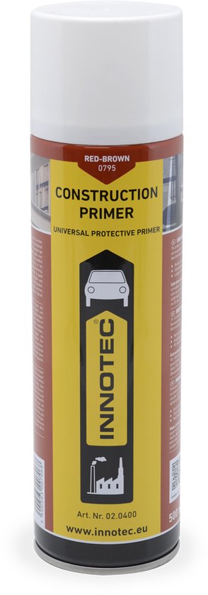 Innotec Construction Primer Rood-Bruin/Red-Brown/Rouge-Brun 500ml | bol