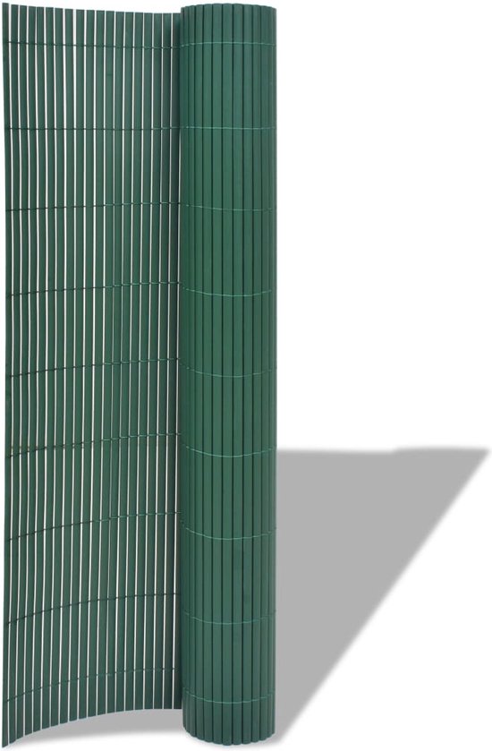 vidaXL Pvc Schutting - Tuin Hek - Tuinafscheiding dubbelzijdig 90x500 ...