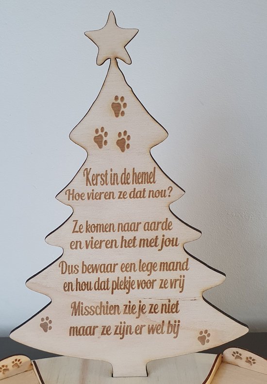 Waxinehouder - Kerst in de Hemel - Dieren - 1 Mandje - Dieren Kerstboom ...