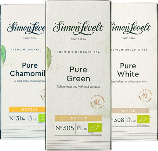 Simon Lévelt - Proefpakket Theebuilen Pure Thee - Per stuk - Theezakjes ...
