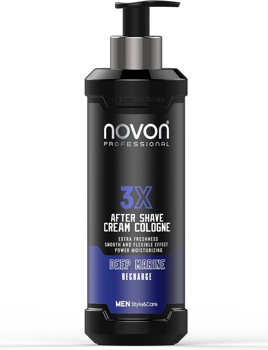 NOVON AFTERSHAVE 3X DEEP MARINE - CREAM COLOGNE - KOLONYA | bol