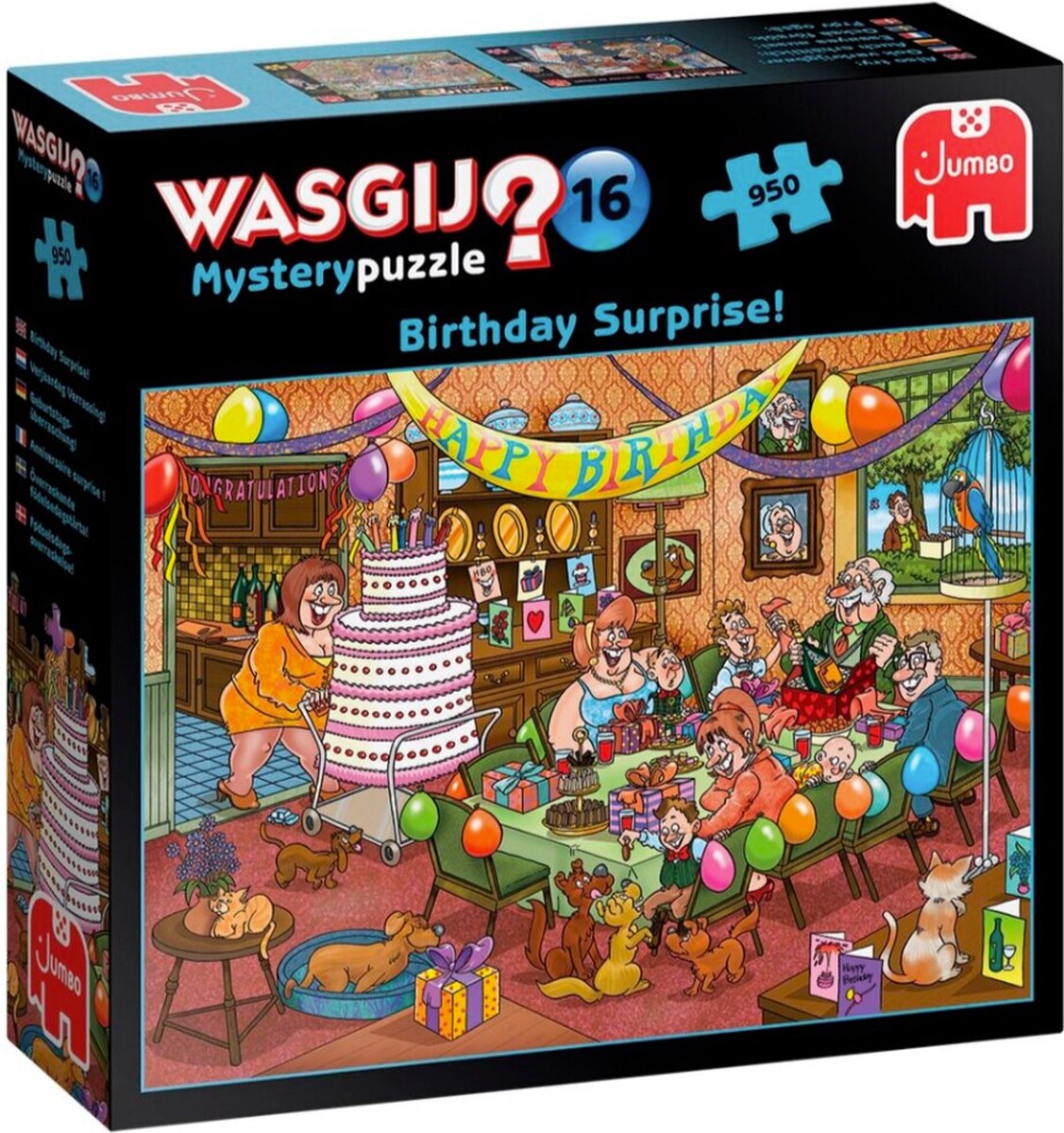 Jumbo Wasgij Mystery 16 Birthday Surprise! Puzzel (950 stukjes) | bol.com