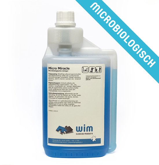 Allesreiniger - Micro miracle - Microbiologische reiniger - ontvetter | bol