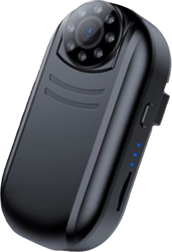 Full HD Mini Camera - Body Cam - 1080p Full HD - DV-60 - 64GB | bol.com