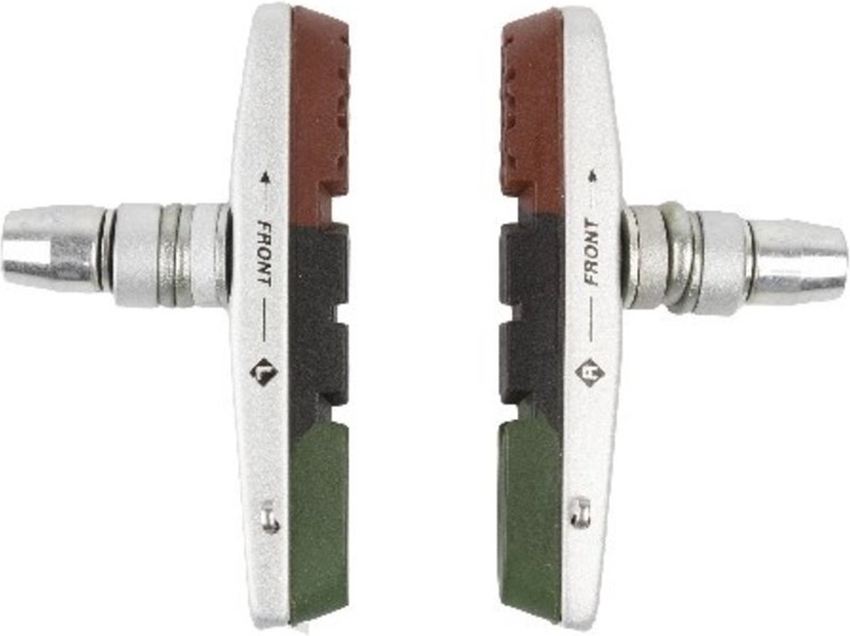 Promax Remblokken V-brake 72 X 10,5 Mm Gr/zw/br 2 Stuks | bol