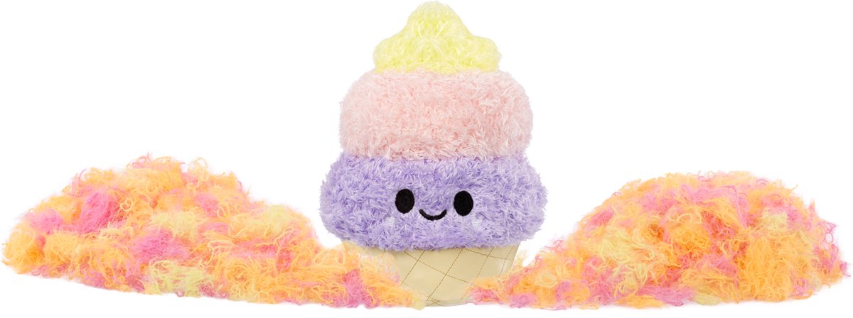 Fluffie Stuffiez - Kleine Plush - 28 cm - Ijsje - Pluk Knuffel | bol