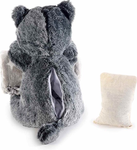 Warmteknuffel met Pittenzak - Beer - 18 x 19 x 28 cm - Knuffelbeer ...