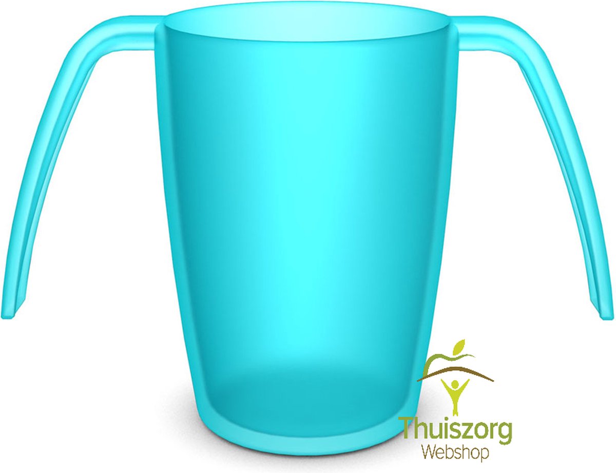 Beker met 2 handvatten: 250 ml - groen | bol.com