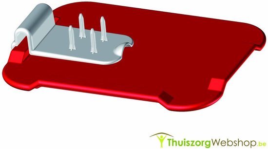 Boterhamplankje Ornamin : Blauw groot, inclusief clip met pinnetjes | bol