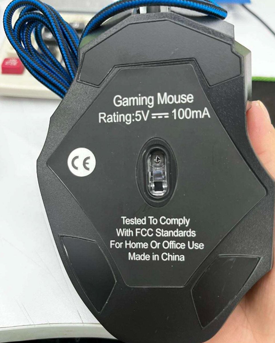 Game muis met RGB verlichting - 7 knoppen - Instelbare DPI - Ultimate ...