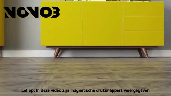 NOVOB® Magnetische druksnappers - Push to open voor kast & deur - 5 ...