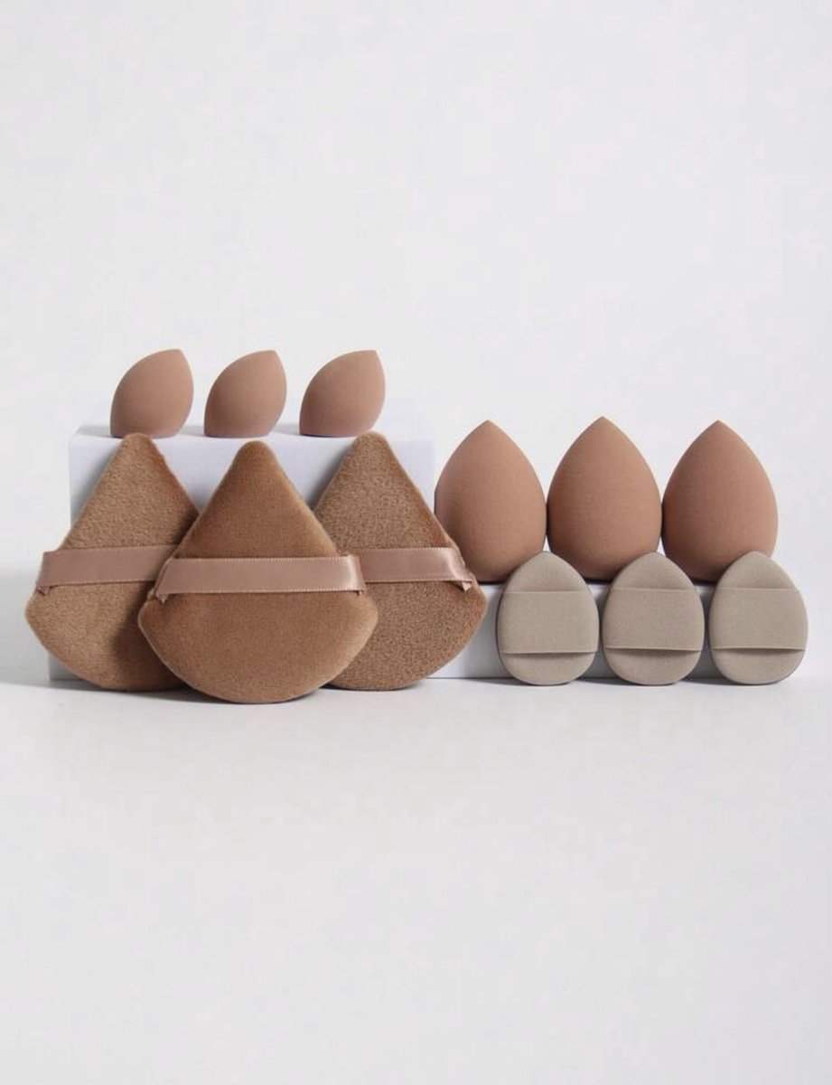 Powder Puff - Make-up Sponsje - Beauty Blender - Poederdons - 12 stuks ...