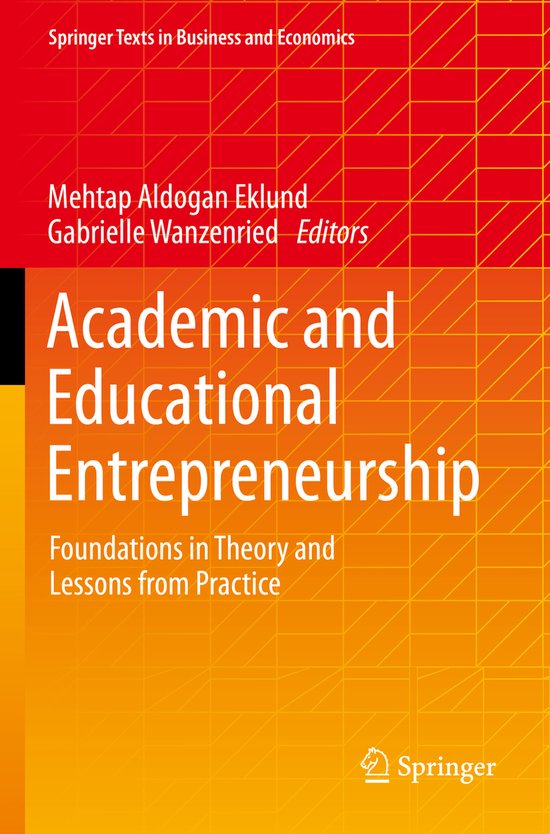 Springer Texts in Business and Economics- Academic and Educational ...