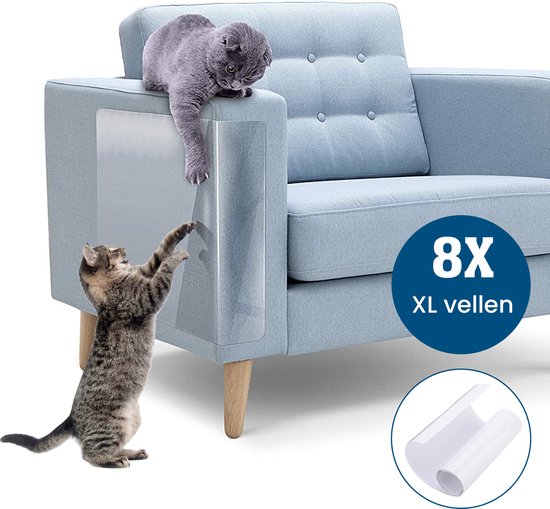 Anti krab katten vel - 8 XXL vellen - Bankbeschermer kat ...