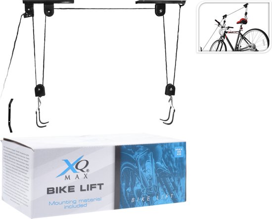 XQMax Fietslift - Max 45kg Draagkracht - Fietslift Ophangsysteem ...