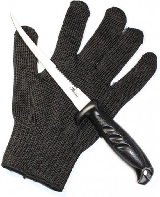 FC's Fileerset - Fileermes met Kevlar Fileerhandschoen - Vis/Vlees ...