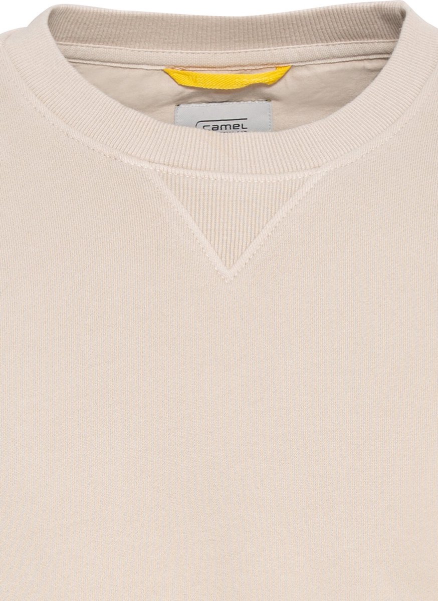 camel active Sweatshirt van zuiver katoen - Maat menswear-L - Beige ...