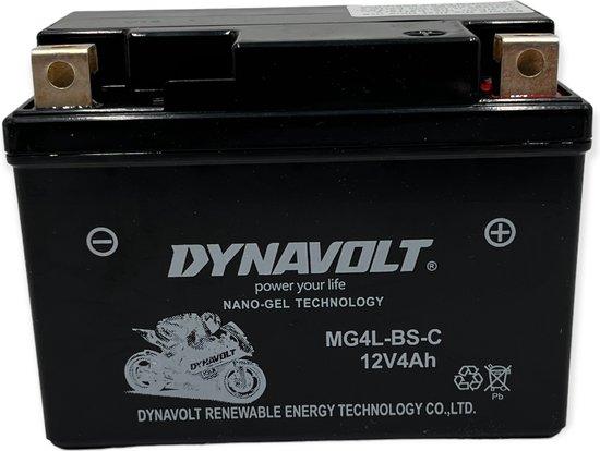 Dynavolt Nano-gel accu MG4L-BS-C (DTX4L-BS/ YTX4L-BS/ NTX4L-BS) | bol