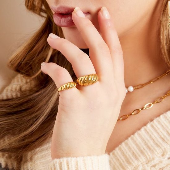 Bijoutheek Ring Croissant (6mm) zilver | bol