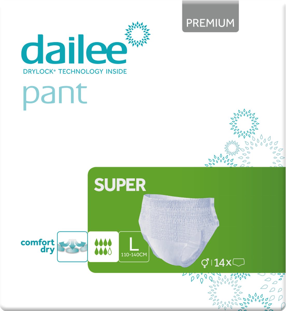 Dailee Pants Premium Super Large - 6 pakken van 14 stuks ...