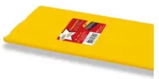 Crepepapier geel 50x250cm | bol