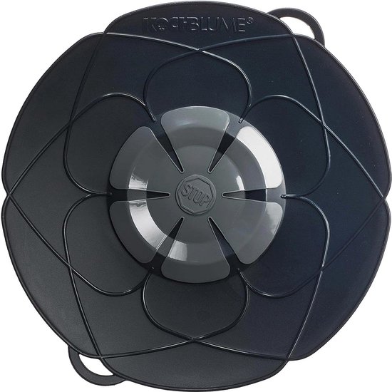 Het origineel, siliconen overkookbeveiliging voor potten en pannen, magnetrondeksel,... | bol