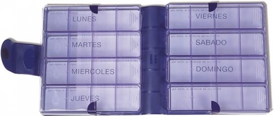 Large Weekly Pill Box | 8 Containers | Medimax | Mobiclinic | bol