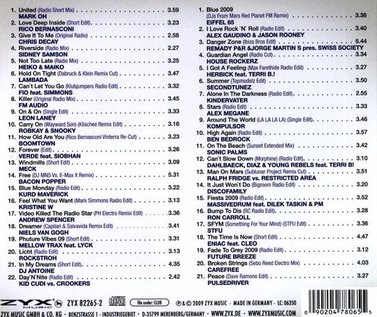 United Club Tracks, various artists | Muziek | bol
