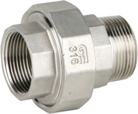 3- delige Koppeling 1 1/4" NPT | bol.
