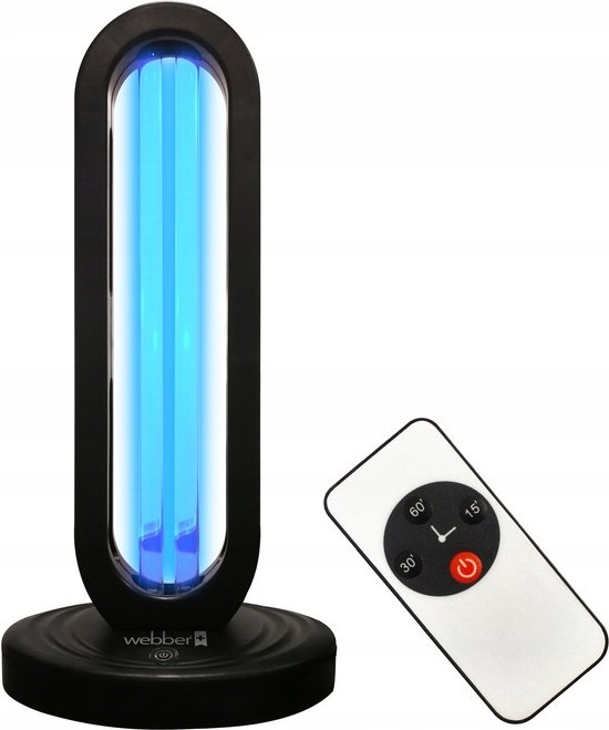 UV-C Lamp - 39,5x20cm - tot 60m2 - zwart | bol