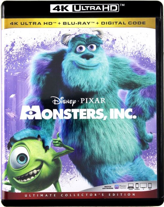 Monsters, Inc. [Blu-Ray 4K]+[2xBlu-Ray], Mary Gibbs | Dvd's | bol