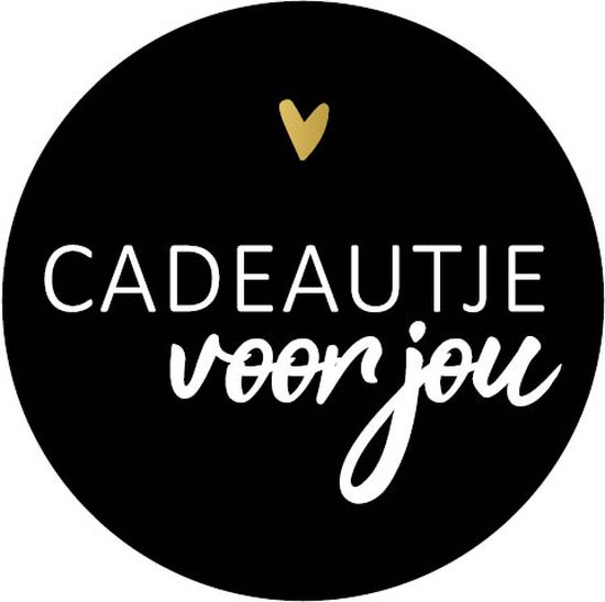 Sluitsticker - Kadootje / Cadeautje voor jou - Sluitzegel – Kadosticker | Zwart - Wit... | bol