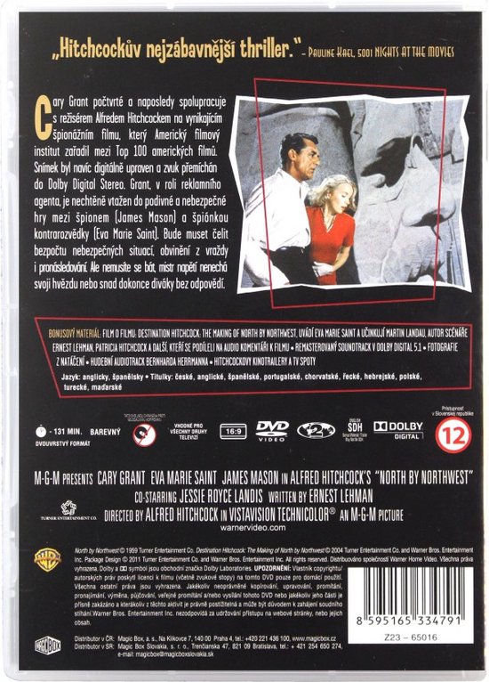 North by Northwest [DVD] (Dvd), Jessie Royce Landis | Dvd's | bol