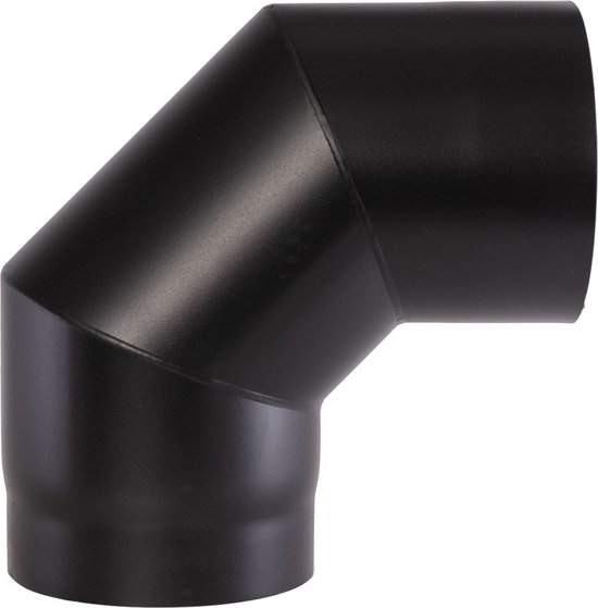 Bocht 90° Ø160 2mm zwart | bol
