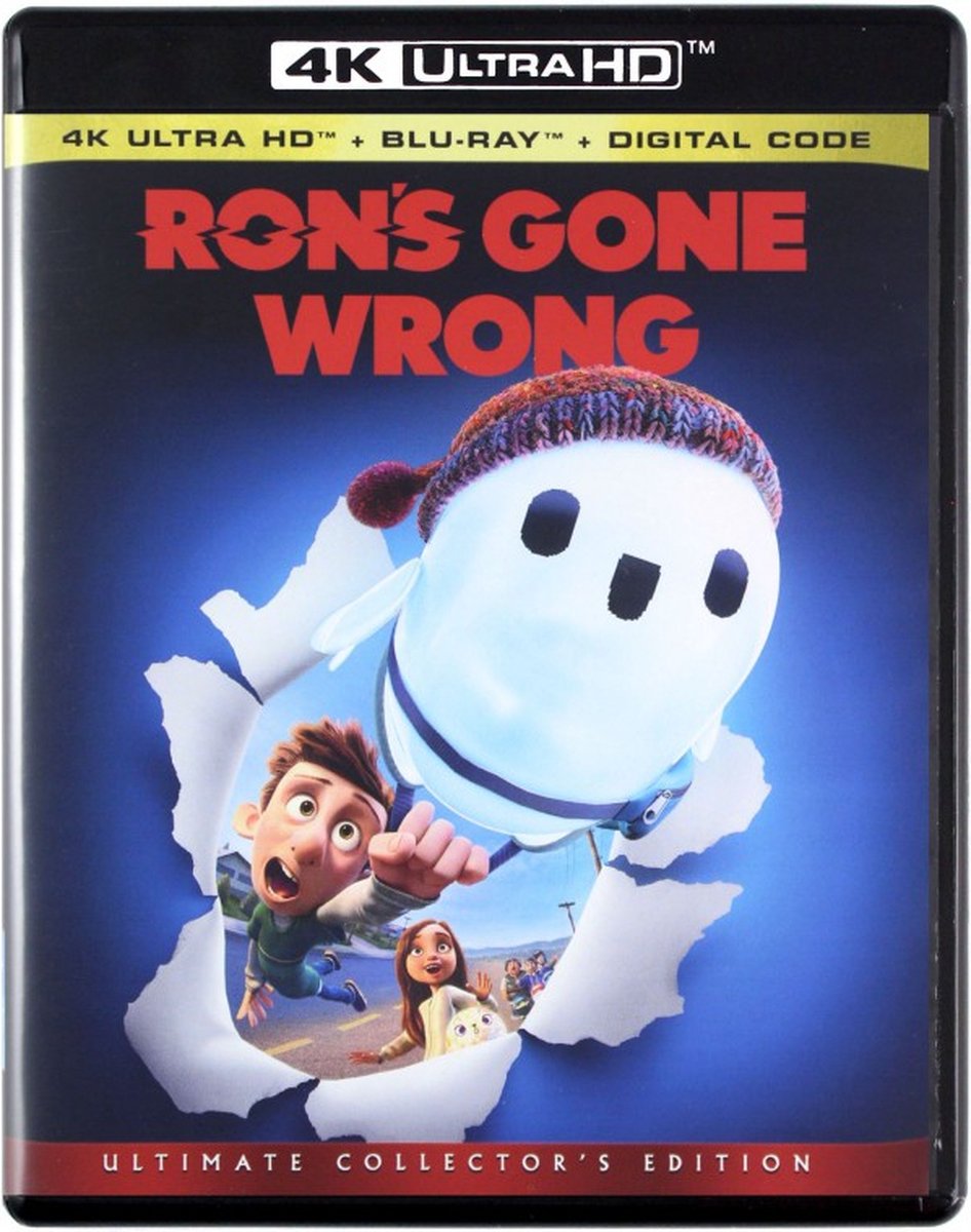 Ron's Gone Wrong [Blu-Ray 4K]+[Blu-Ray], Olivia Colman | Dvd's | bol