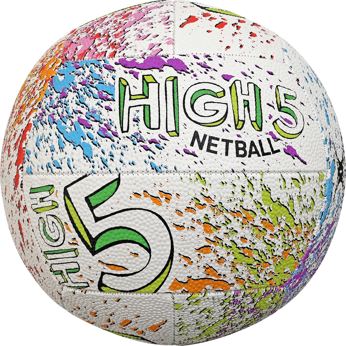 Gilbert Netball Hi 5 Balls - Size 4 - Multi-Coloured | bol
