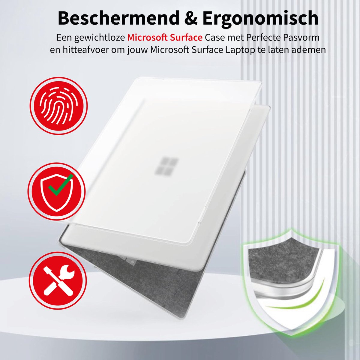 Microsoft Surface Hoes - Geschikt voor Microsoft Surface 2/3/4/5 ...