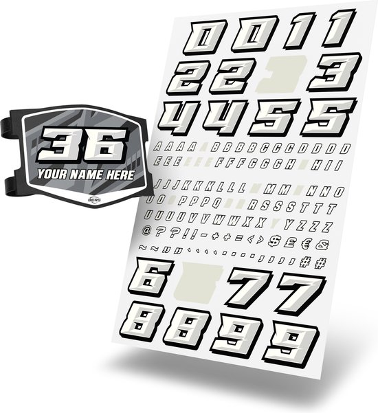 BERG Biky Nummerplaat - Inclusief Stickervel - Geschikt voor alle Biky Loopfietsen | bol