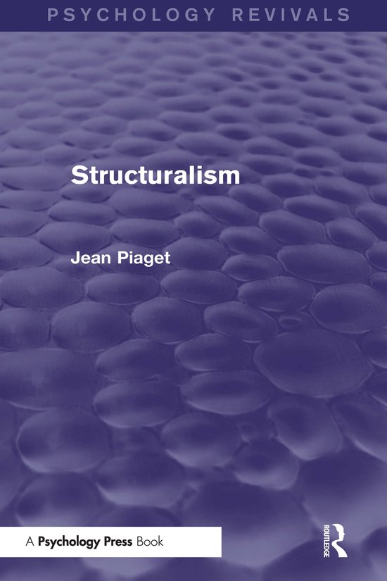 Structuralism | 9781138854482 | Jean Piaget | Boeken | bol
