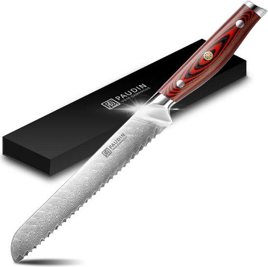 PAUDIN P3 Professioneel Broodmes 20 cm - Japans mes - Banket Mes - Echt ...
