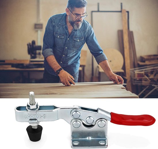 Snelspanner GH-201-B 4 stuks metalen horizontale Toggle Clamp 100 kg ...