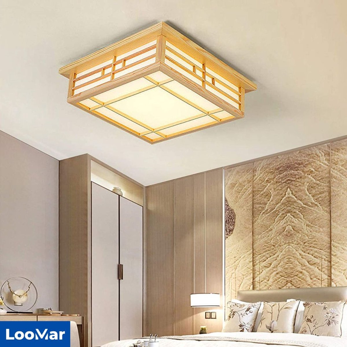 LooMar Luxe Plafondlamp - Plafonniere - Geschikt voor Slaapkamer ...