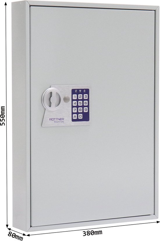 Rottner S 50EL Sleutelkast met elektronisch slot voor 50 sleutels ...