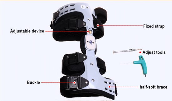 Knie brace, Voet brace, Knie spalk, Orthopedische knie brace, One size ...