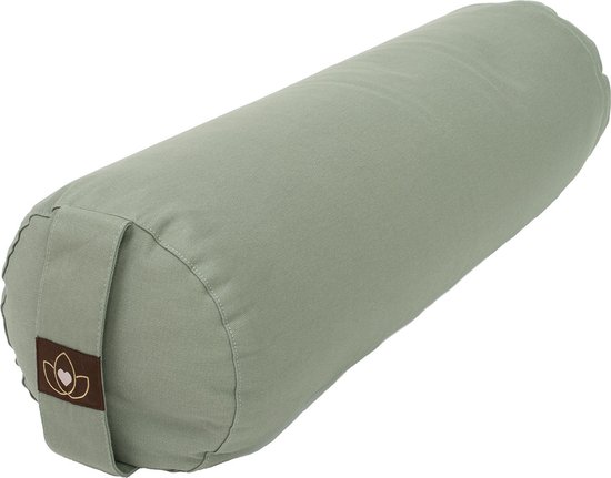 Yoga bolster eco asgroen rond - Lotus | bol