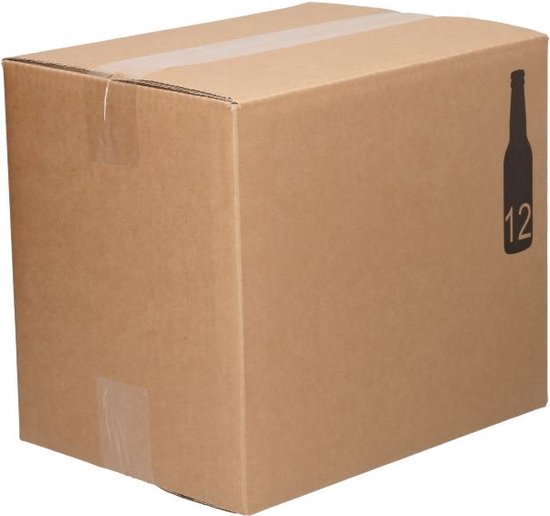 Bierfles verpakking 12 vaks 277 x 207 x 238 mm | bol