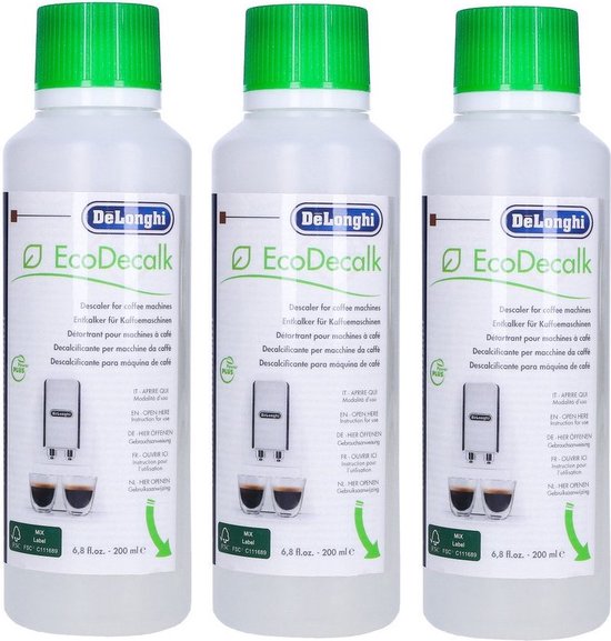 Delonghi EcoDecalk ontkalker 3 x 200ml - ontkalking - ontkalkingsmiddel ...