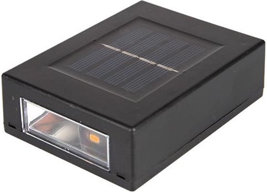 LED solar gevellamp - Neutraal wit - 2 kanten | bol