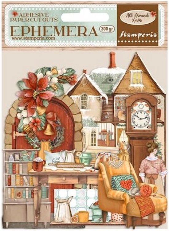 Stamperia - All Around Christmas Ephemera (58pcs) (DFLCT26) | bol